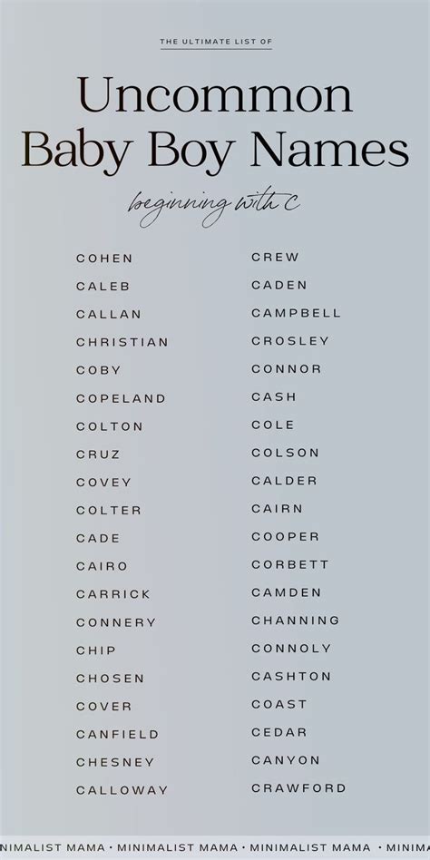 3000 Baby Babe Names Start With C Artofit