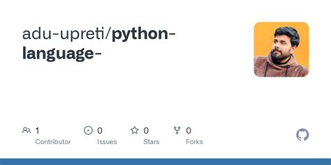 Github Adu Upretipython Language