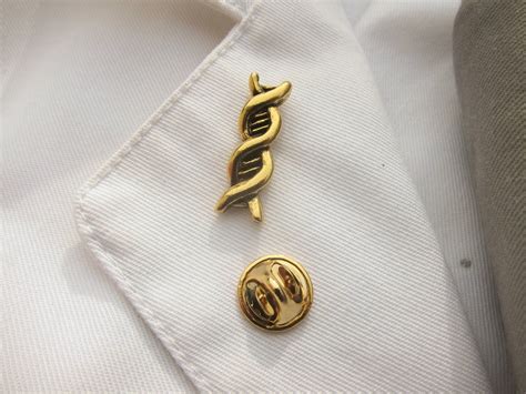 Dna Gold Lapel Pin Lapelpinplanet
