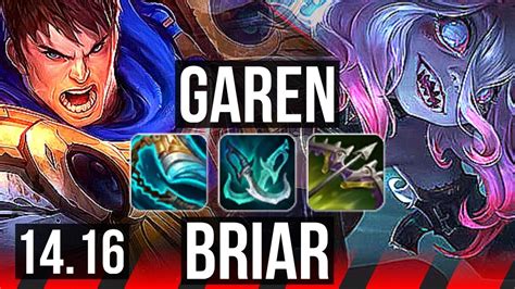 Garen Vs Briar Top 7k Comeback 1300 Games 40k Dmg Euw Diamond
