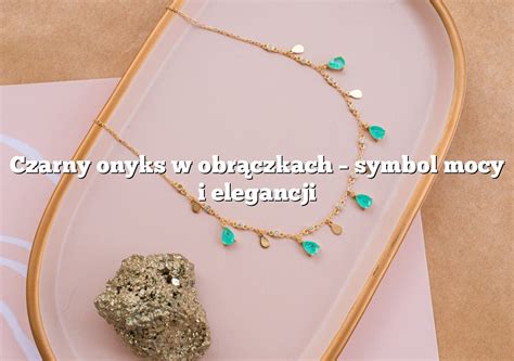 Czarny onyks w obrączkach symbol mocy i elegancji Rings pl