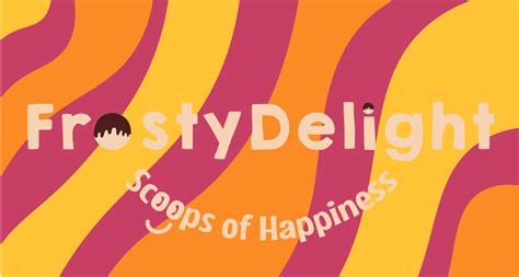 Frosty Delight Visual Identity Behance