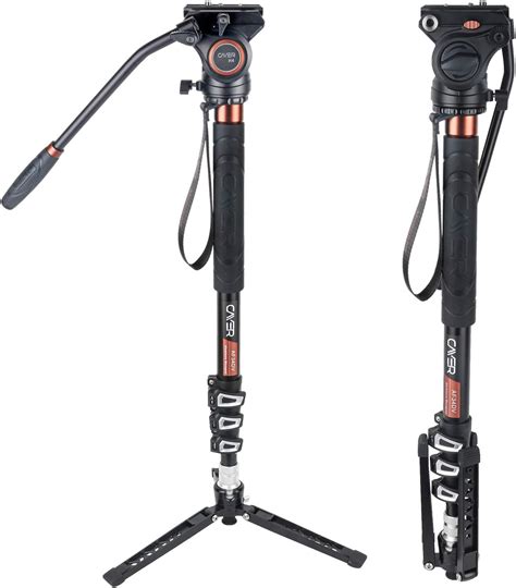 Video Monopod,Cayer AF34DVH4 71 inch Professional monopod with ...