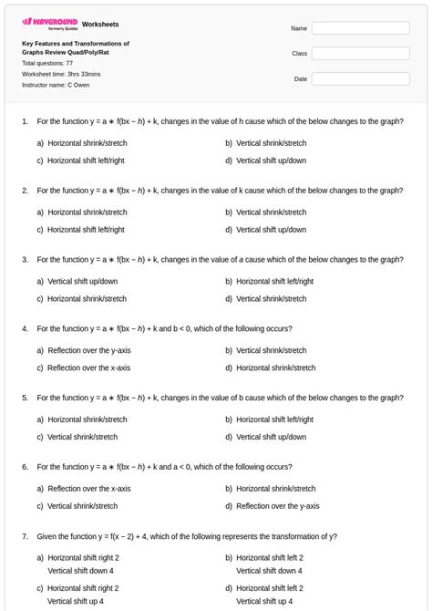 50 Zeros And Multiplicity Worksheets On Wayground Free And Printable