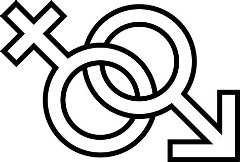 Male Female Symbol Gender Relations Between Man Woman Sex 29182105