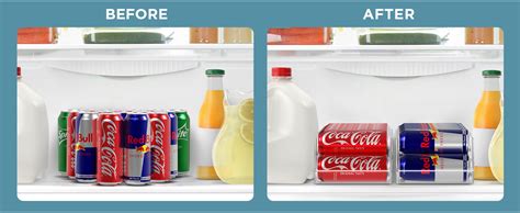 Sorbus Skinny Soda Can Organizer For Refrigerator Slim