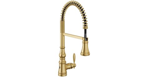 Moen S73104EWBG Weymouth 1 5 GPM Single Hole Pre Rinse Pull Down