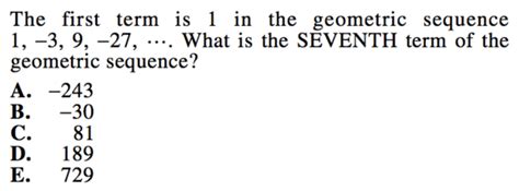 Sequences On Act Math Strategy Guide And Review