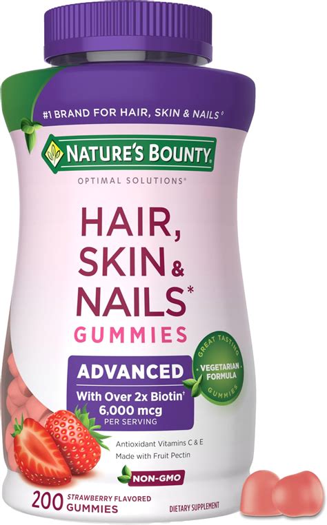 Vitafusion Gorgeous Hair Skin And Nails Multivitamin Gummy