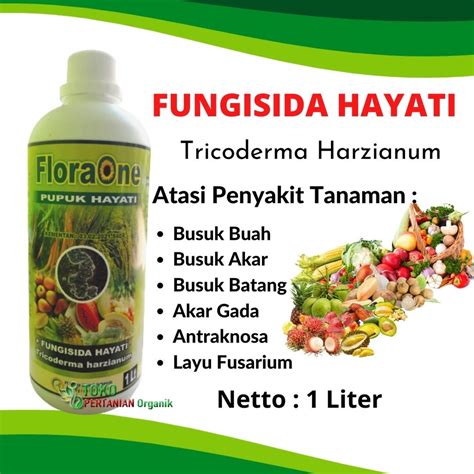 Jual Pupuk Tricoderma Cair 1 Liter Obat Busuk Batang Pada Tanaman Cabai