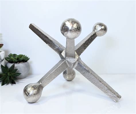 Mid Century Modern Jax Jack Pop Art Sculpture Paperweight Bookend Cast