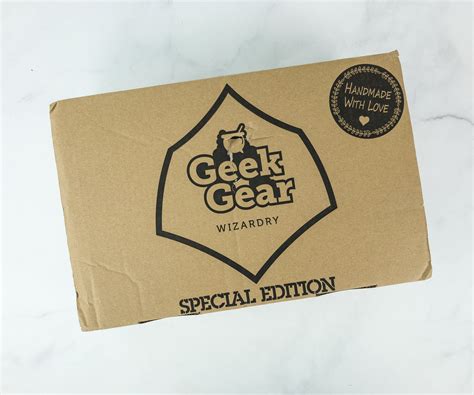 Geek Gear World Of Wizardry February 2019 Special Edition Box Review Hello Subscription