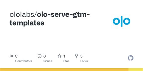 Github Ololabs Olo Serve Gtm Templates