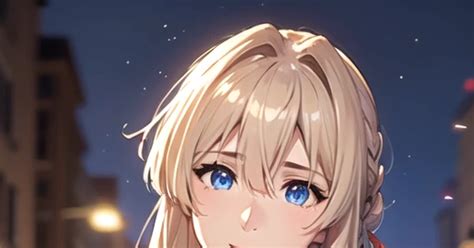 女の子 ヴァイオレット・エヴァーガーデン冬のデート衣装 堅実な道化師のイラスト Pixiv