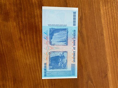 Zimbabwe 100 Trillion Banknote 1 Note Aa2008 P 91 Unc Authenticity