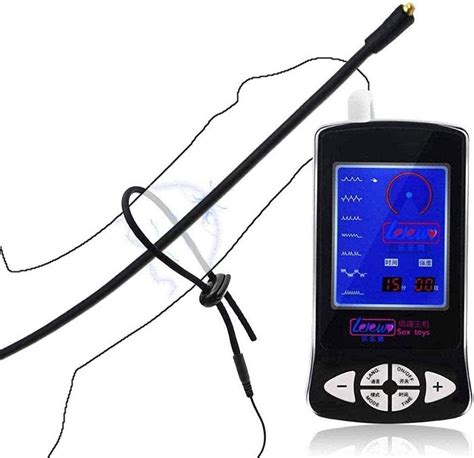 YUEGOO Prise Urétrale Séxuéllé E Stimulation Prise Électrique Avec