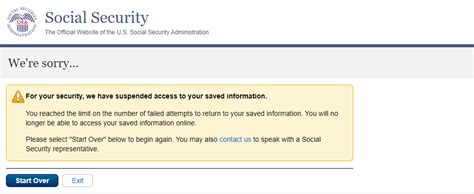 Locked Out Of Ssi Application For Too Many Failed Attempts And At My Wits End R Socialsecurity