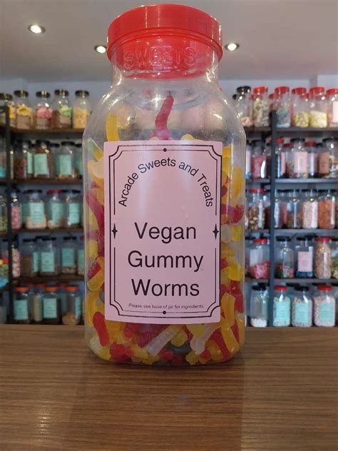 Vegan Gummy Worms Sweets Arcade Sweets And Treats