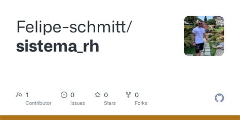 Github Felipe Schmitt Sistema Rh