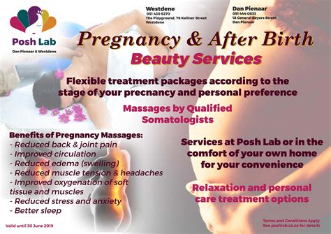 Pregnancy Flyer 201902 February Release Posh Lab