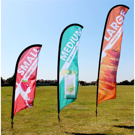 Feather Flying Banner Single Sided Signwaves