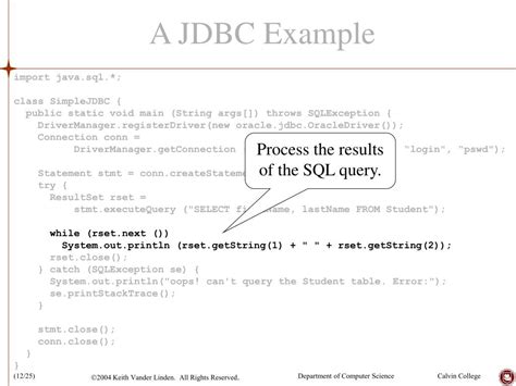 Ppt Database Programming With Jdbc Powerpoint Presentation Free
