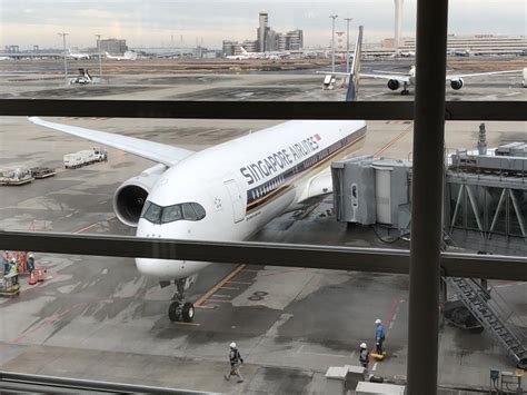 『シンガポール航空 Sq633（羽田→シンガポール）sq632（シンガポール→羽田） A350 ビジネスクラス搭乗記』シンガポール
