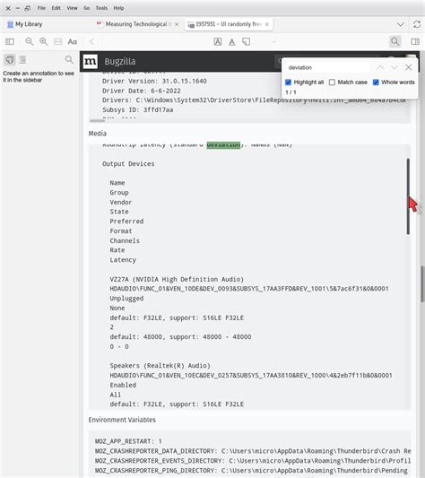 Zotero Search Results May Be Invisible In Snapshots Of Web Pages With Scrollable Overflow