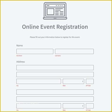 Free Registration Template Of Google Forms Alternative Formstack