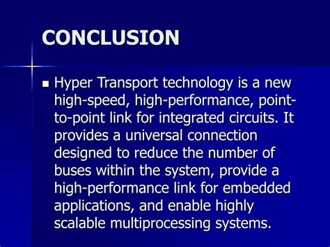 Ppt Hypertransport™ Technology Powerpoint Presentation Free Download