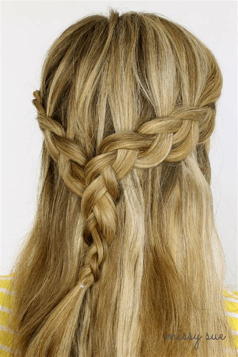 Two French Braids Into One