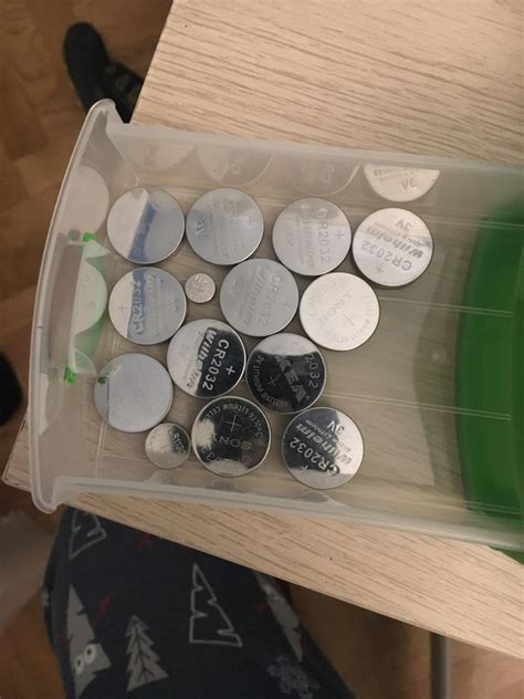 Is It Safe To Store Button Batteries Like This R Batteries