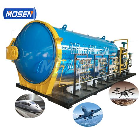 High Pressure Carbon Fiber Composite Autoclave Horizontal Industrial
