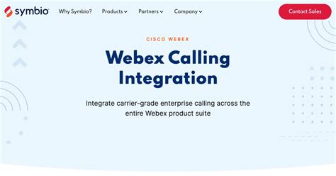 Cisco Webex Calling Pstn And Voip Carrier Symbio
