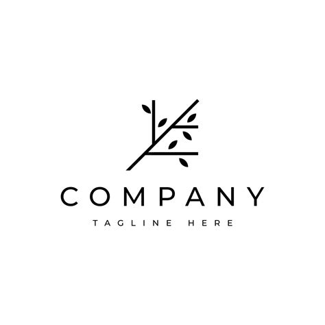 Premium Vector Abstract Linear Tree Logo Design