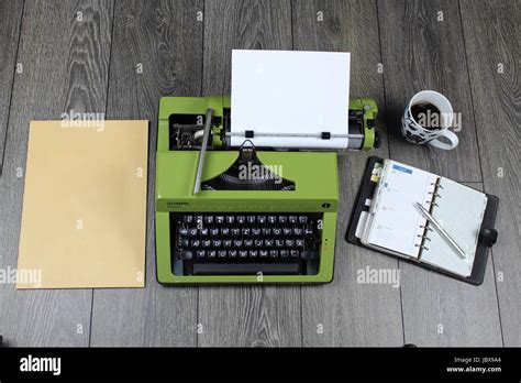 An Image Of A Typewriter Stock Photo Alamy