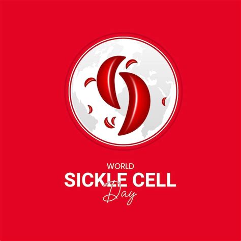 Premium Vector World Sickle Cell Day Background Banner Card Poster