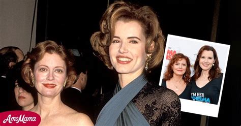 Susan Sarandon 74 Geena Davis 65 Reunite To Celebrate Thelma
