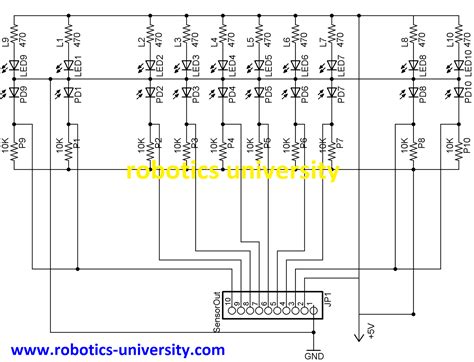 Skematik Sensor Robot4 Robotics University