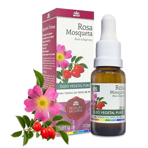 Óleo de Rosa Mosqueta 20ml Óleo Vegetal WNF