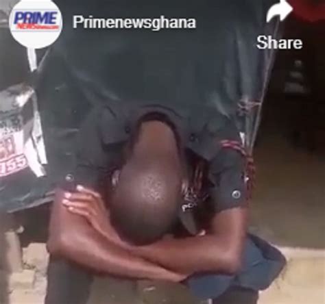 Police Interdict Drunk Officer Captured In Viral Video Prime News Ghana