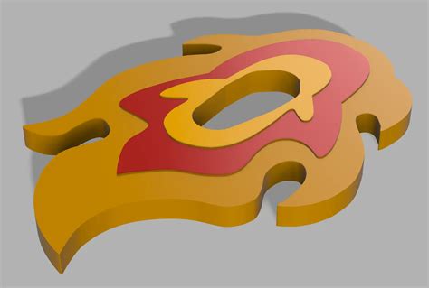 Rengoku Nichirin Sword Guard Stl 3d Model By Wedgeworks On Thangs