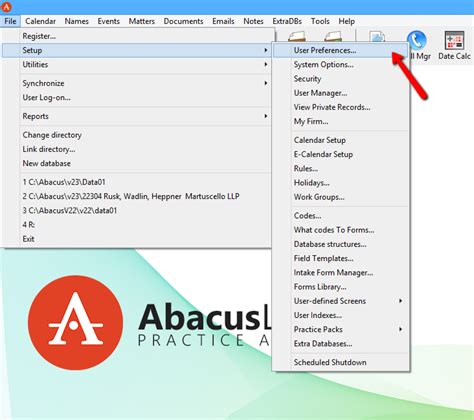 Setting Default Queries For The Browses Abacusnext Client Services