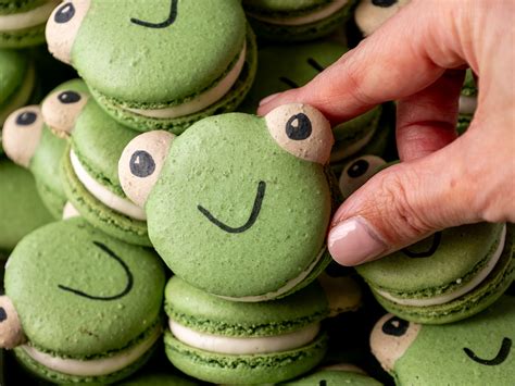 Frog Macarons Delicious Recipe W Video Tutorial