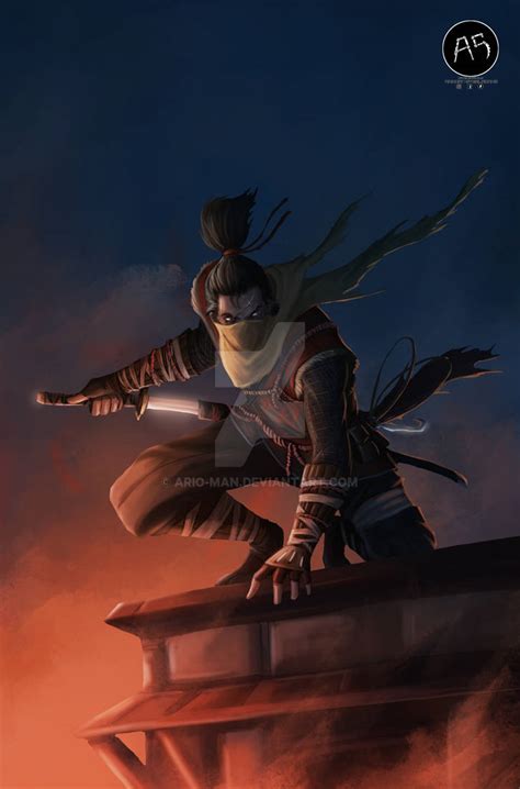 Sekiro Ispired Ninja By Ario Man On Deviantart