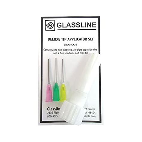 Rainbow Art Glass Glassline Deluxe Tip Applicator Set For