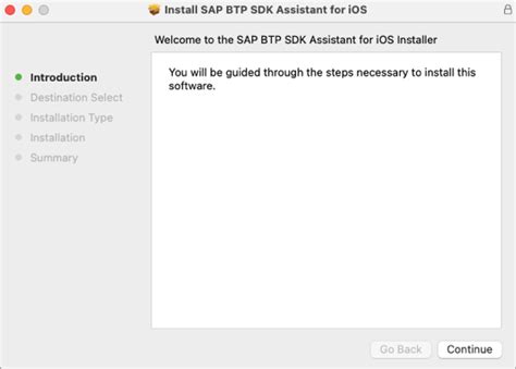 Set Up SAP BTP SDK For IOS SAP Tutorials