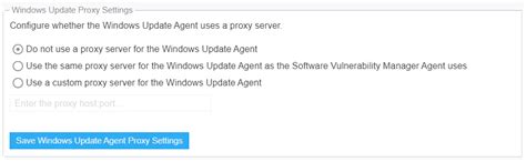 Windows Update Settings