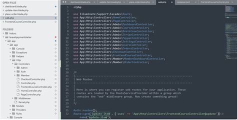 php method app controllers frontendcoursecontroller update does
