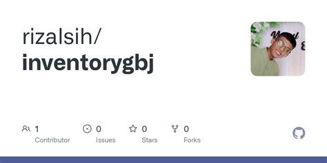 GitHub Rizalsih Inventorygbj